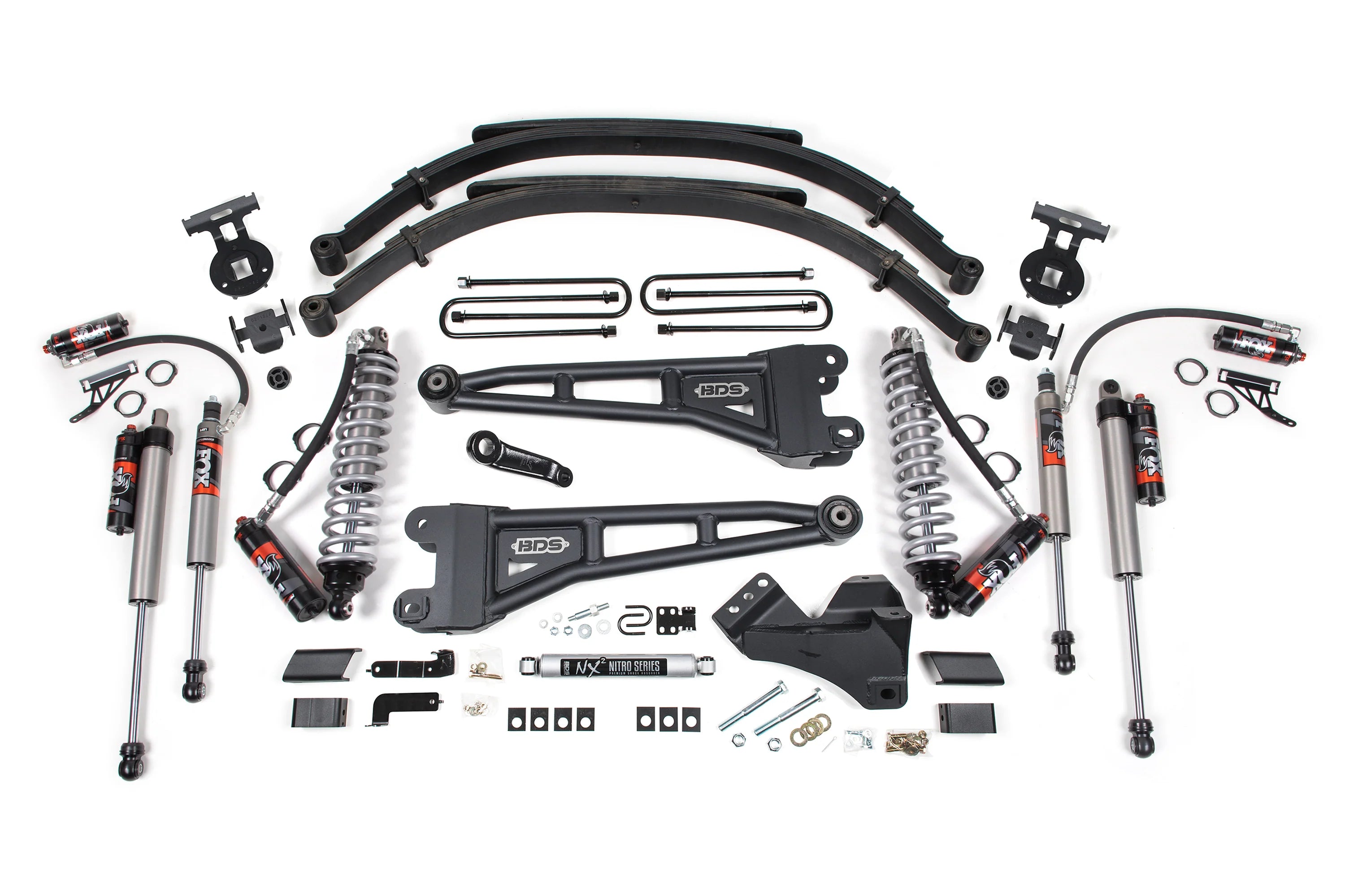 BDS 6 Inch Lift Kit w/ 4-Link | FOX 2.5 Performance Elite Coil-Over Co ...