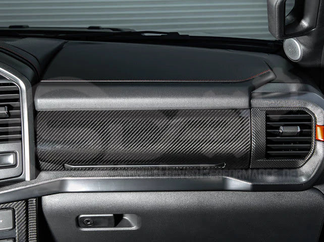 2021+ Ford Raptor/R Carbon Fiber Passenger Side Storage Panel Cover ...