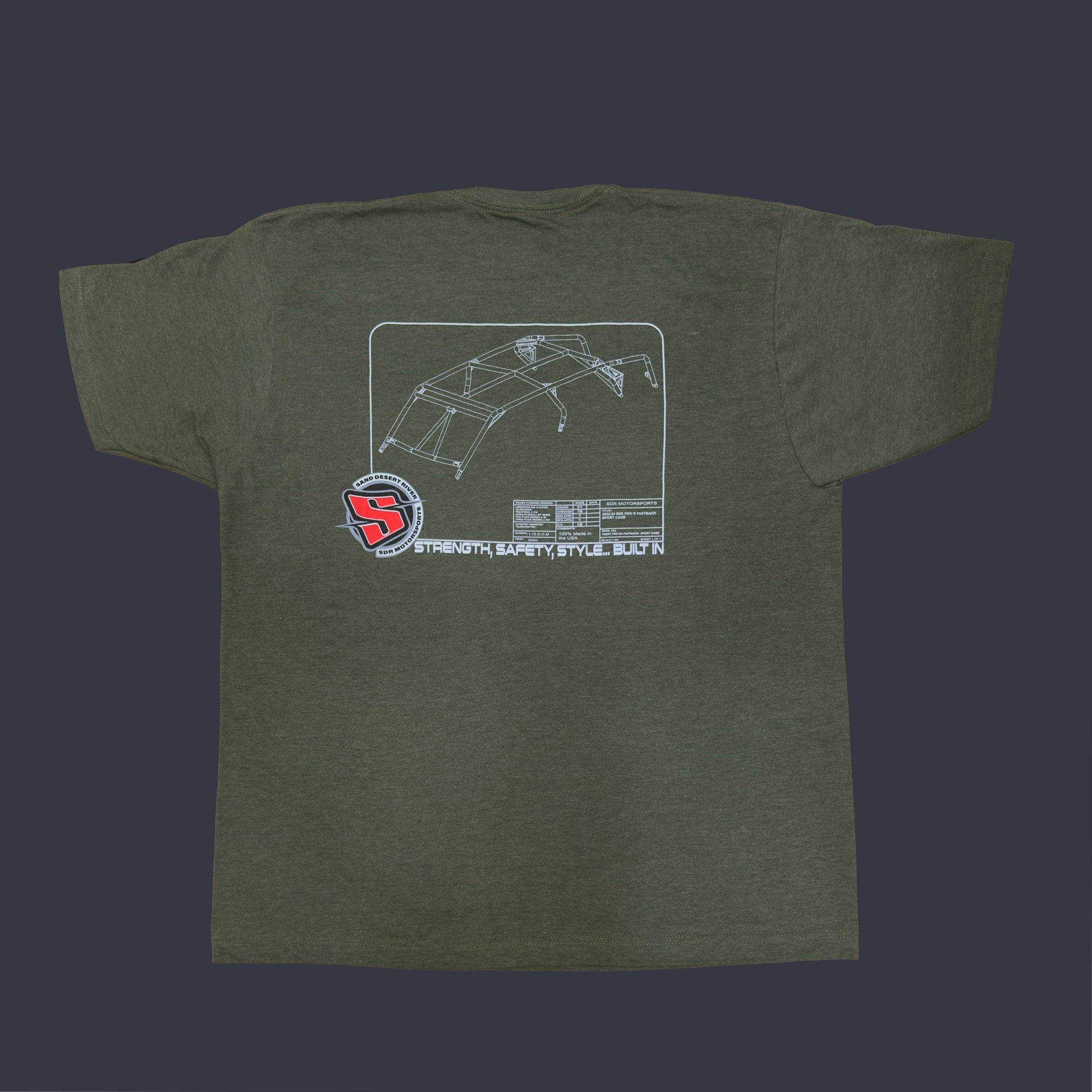 SDR Green Cage T-Shirt – TSP PARTS